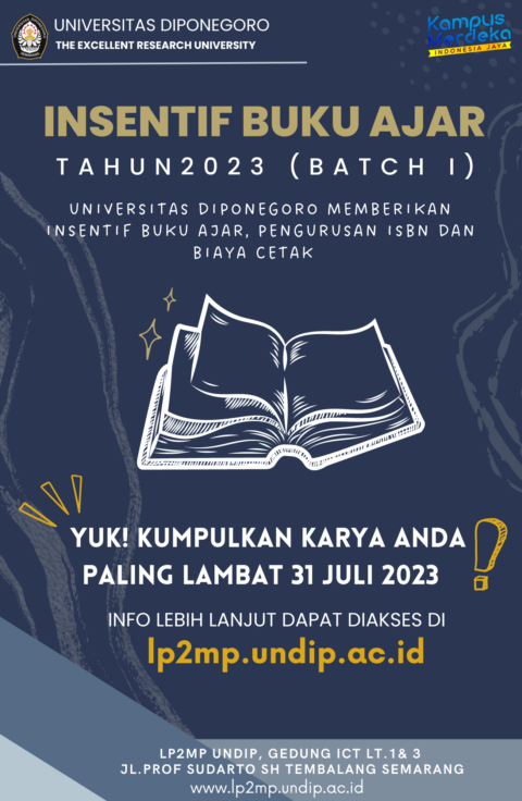 Program Insentif Penulisan Buku Ajar 2023 Lp2mp