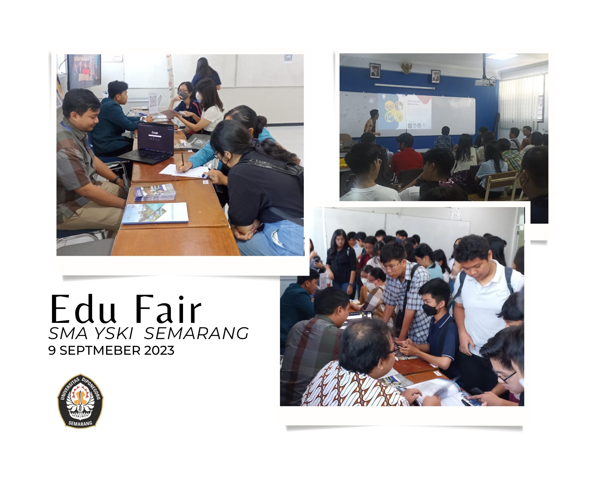 Undip Berpartisipasi dalam Edu Fair SMA Kristen YSKI Semarang - LP2MP