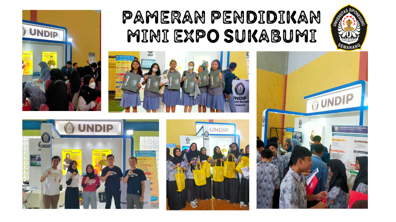 Pameran Pendidikan Undip pada Event Mini Expo Sukabumi 2023 - LP2MP