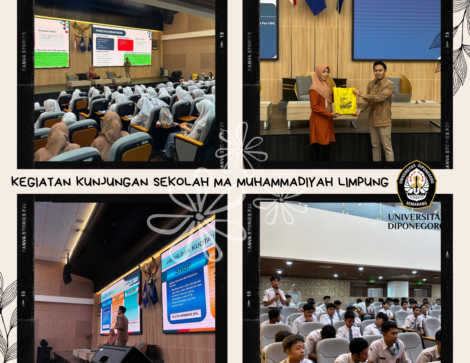 KEGIATAN KUNJUNGAN SEKOLAH MA MUHAMMADIYAH LIMPUNG BATANG KE ...